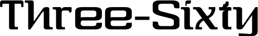 Three-Sixty Condensed font