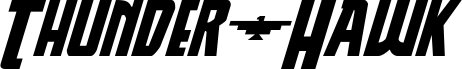 Thunder-Hawk Leftalic font | Fonts2u.com