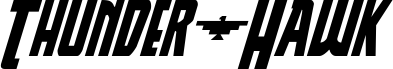 Thunder-Hawk Condensed font