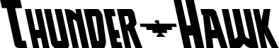 Thunder-Hawk Expanded font | Fonts2u.com