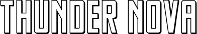 Thunder Nova Condensed font | Fonts2u.com