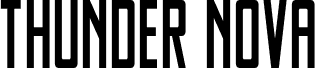 Thunder Nova Condensed Semi-It font | Fonts2u.com