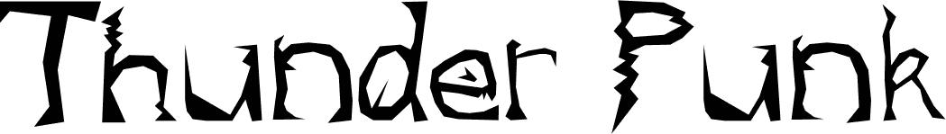 Thunder Punk font