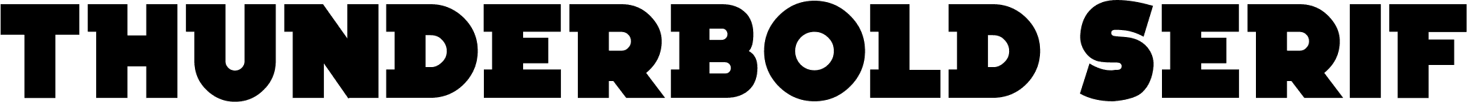 Thunderbold Serif font | Fonts2u.com