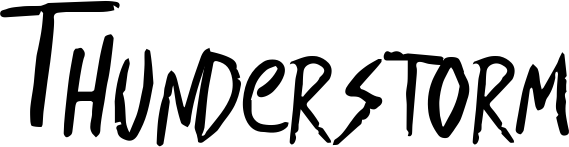 Thunderstorm font | Fonts2u.com