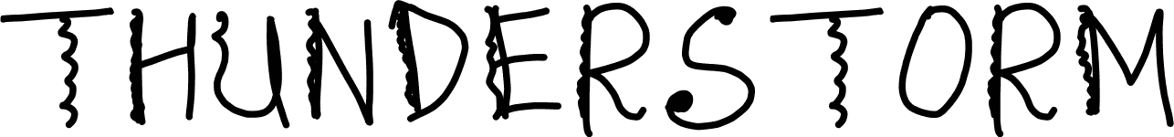 THUNDERSTORM font | Fonts2u.com