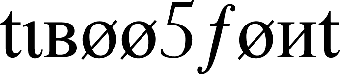 tiboo5font font | Fonts2u.com
