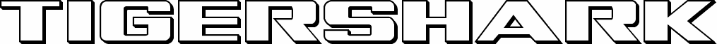 Tigershark Outline Regular font | Fonts2u.com