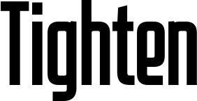Tighten Bold font | Fonts2u.com