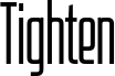 Tighten Bold font | Fonts2u.com