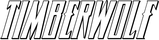 Timberwolf 3D Italic fuente