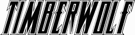 Timberwolf Regular font