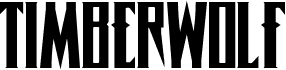 Timberwolf Regular font