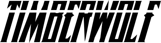 Timberwolf Laser Italic font | Fonts2u.com