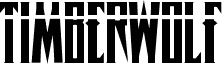 Timberwolf Regular font