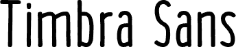 Timbra Sans 字体 | Fonts2u.com
