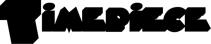 Timepiece 3D BackFill font | Fonts2u.com