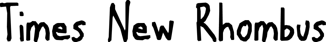 Times New Rhombus font | Fonts2u.com