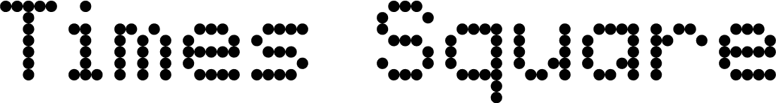 Times Square font | Fonts2u.com