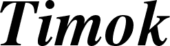 Timok Bold font | Fonts2u.com