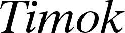 Timok Bold font | Fonts2u.com