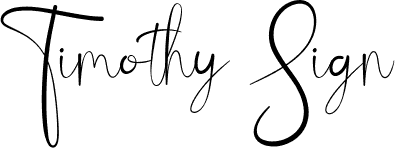 Timothy Sign Demo font