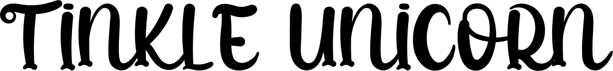 Tinkle Unicorn font