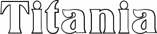 Titania font