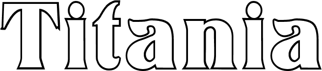 Titania Outline font | Fonts2u.com