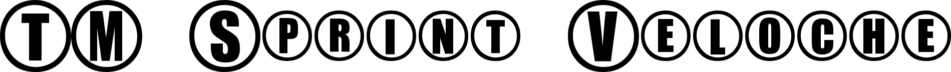 TM Sprint Veloche Normal font | Fonts2u.com