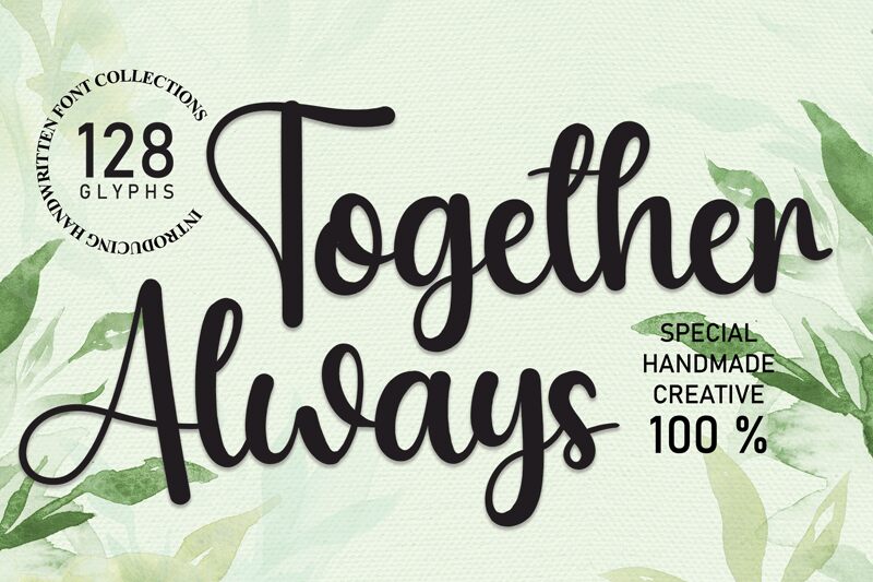 Together Always font | Fonts2u.com
