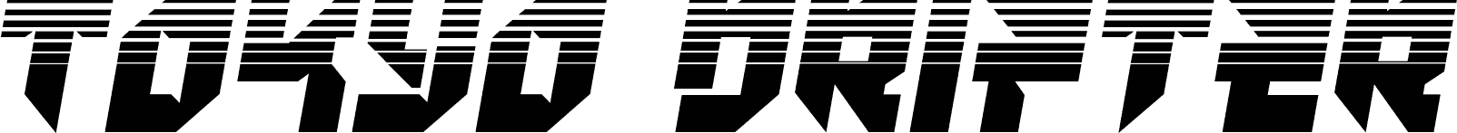 Tokyo Drifter Halftone font | Fonts2u.com