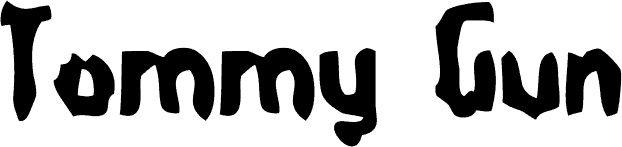 TommyGun font