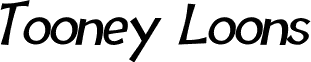 Tooney Loons Italic font | Fonts2u.com