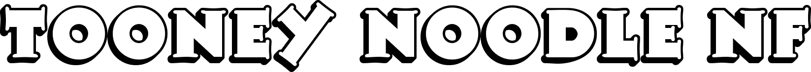 Tooney Noodle NF font | Fonts2u.com