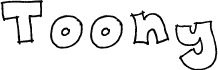 Toony Black fonte | Fonts2u.com