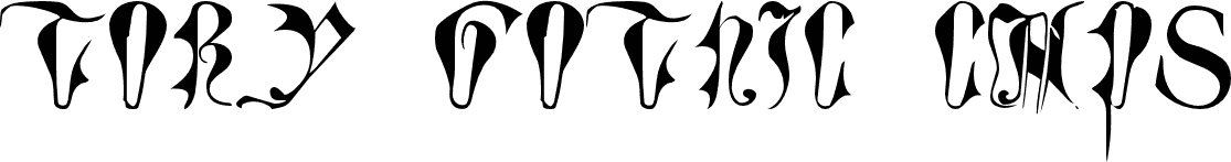 Tory Gothic Caps font | Fonts2u.com