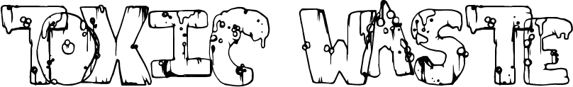 ToxicWaste font