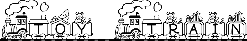Toy Train font | Fonts2u.com