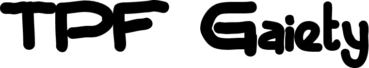 TPF Gaiety font | Fonts2u.com