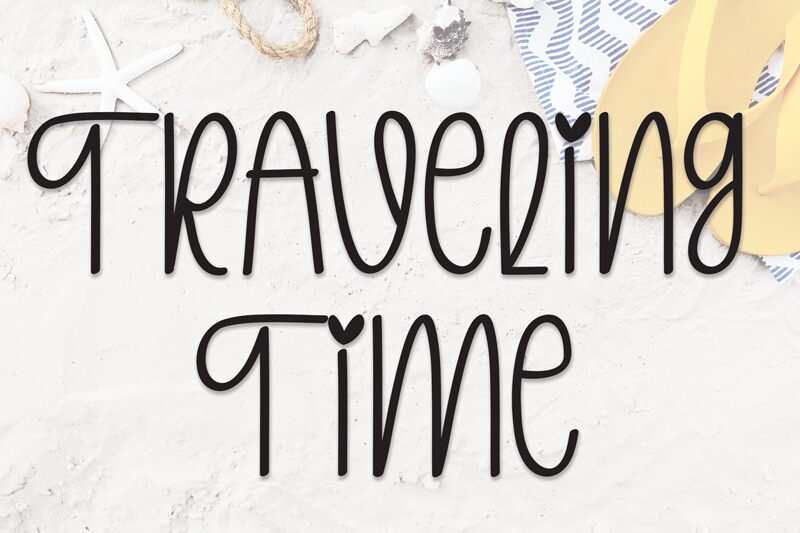 Traveling Time font | Fonts2u.com