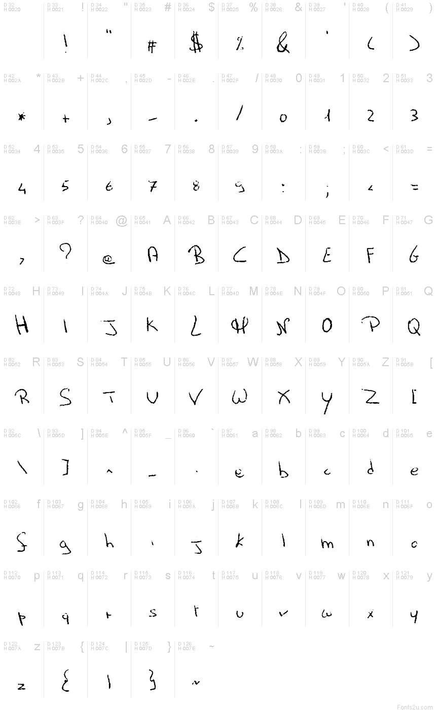 TrixieFontcalligrafico1 font | Fonts2u.com