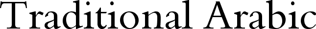 Traditional Arabic Bold font | Fonts2u.com