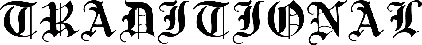 Traditional Gothic, 17th c. font | Fonts2u.com