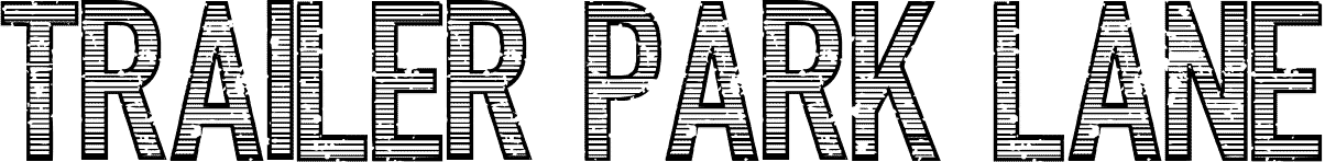 Trailer Park Lane font