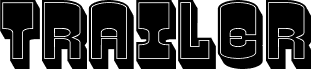 Trailer Hollow Regular font | Fonts2u.com
