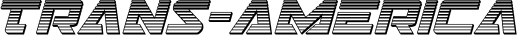 Trans-America 3D font | Fonts2u.com