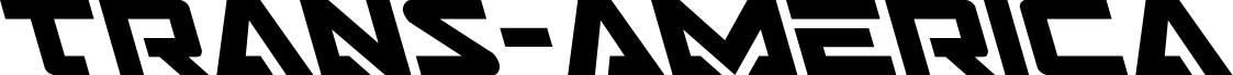 Trans-America 3D font | Fonts2u.com