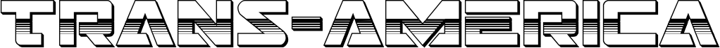 Trans-America 3D font | Fonts2u.com