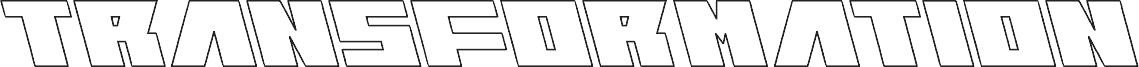 TRANSFORMATION font